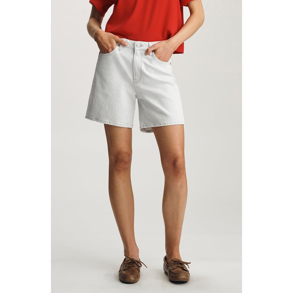 MAVI Heidi High Waist Mid Thigh Denim Shorts